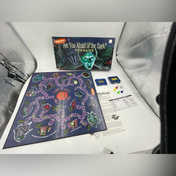 Toys | Vintage Nickelodeon Are You Afraid Of The Dark Board Game 1995 ...